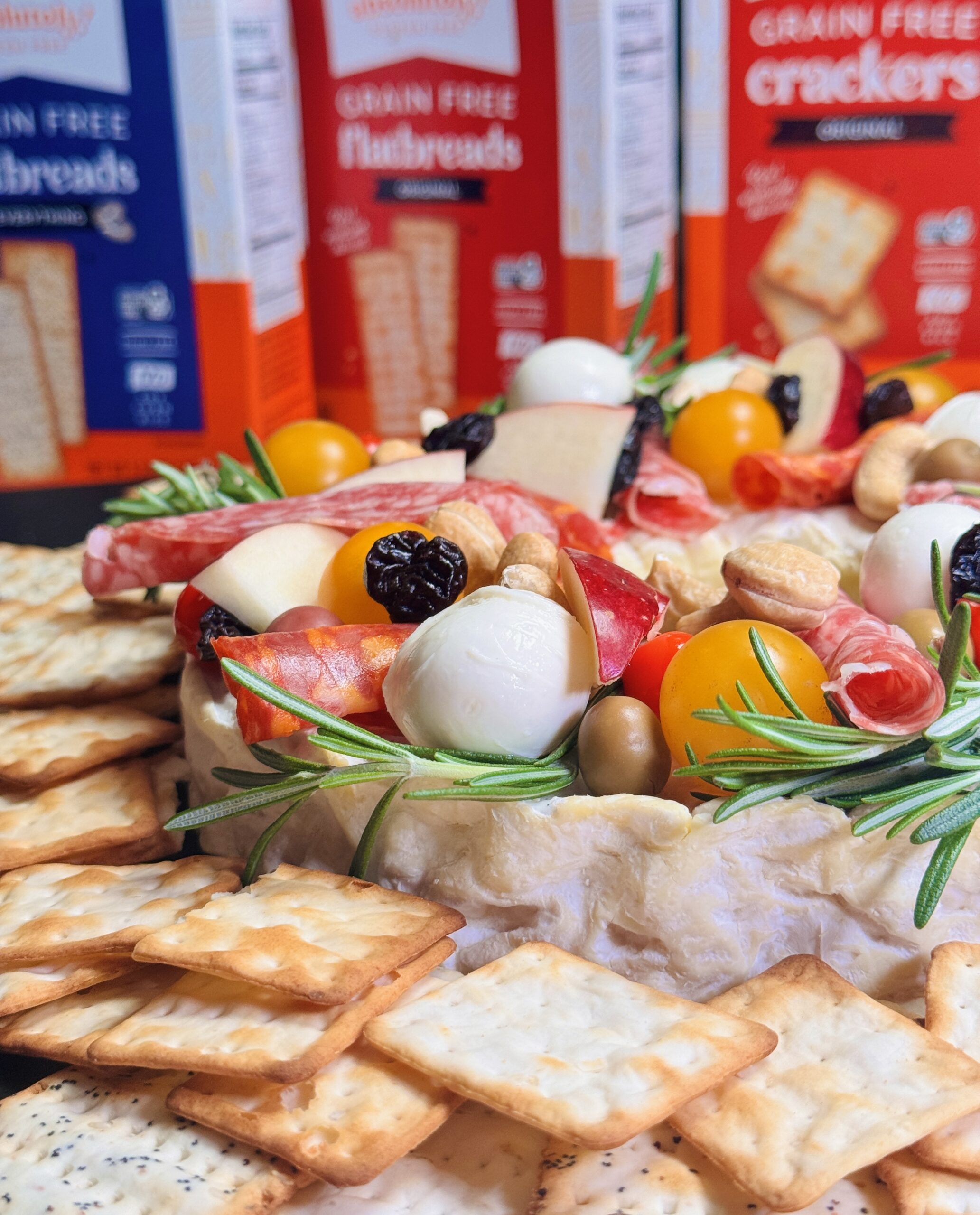 Holiday Cheese Wreath Absolutely Gluten Free